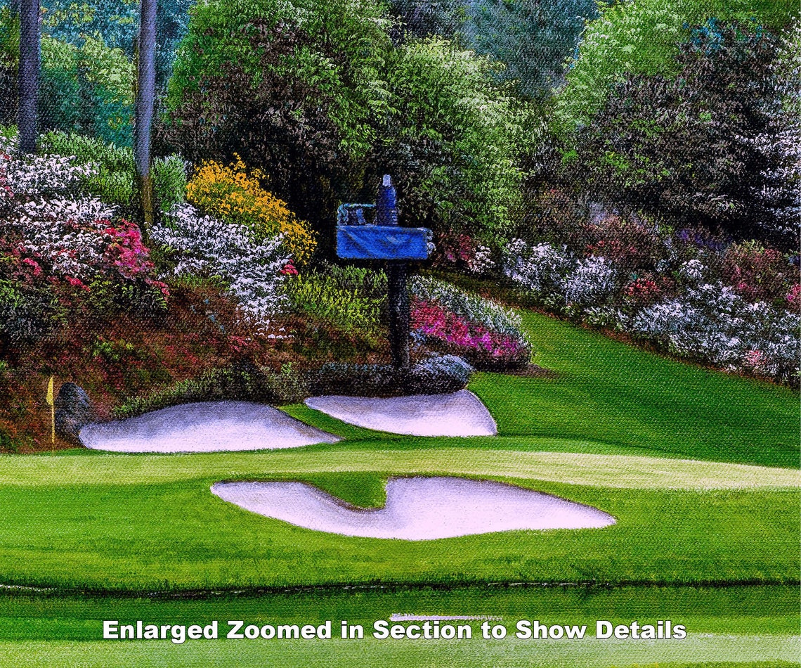Augusta National Golf Club Hole 12 Golden Bell Masters Amen Corner PGA ...