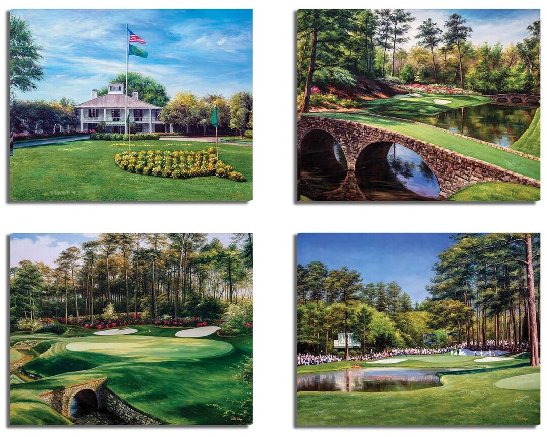 Augusta National Golf Club Golden Bell Hole 12 Azalea Hole 13 Redbud ...