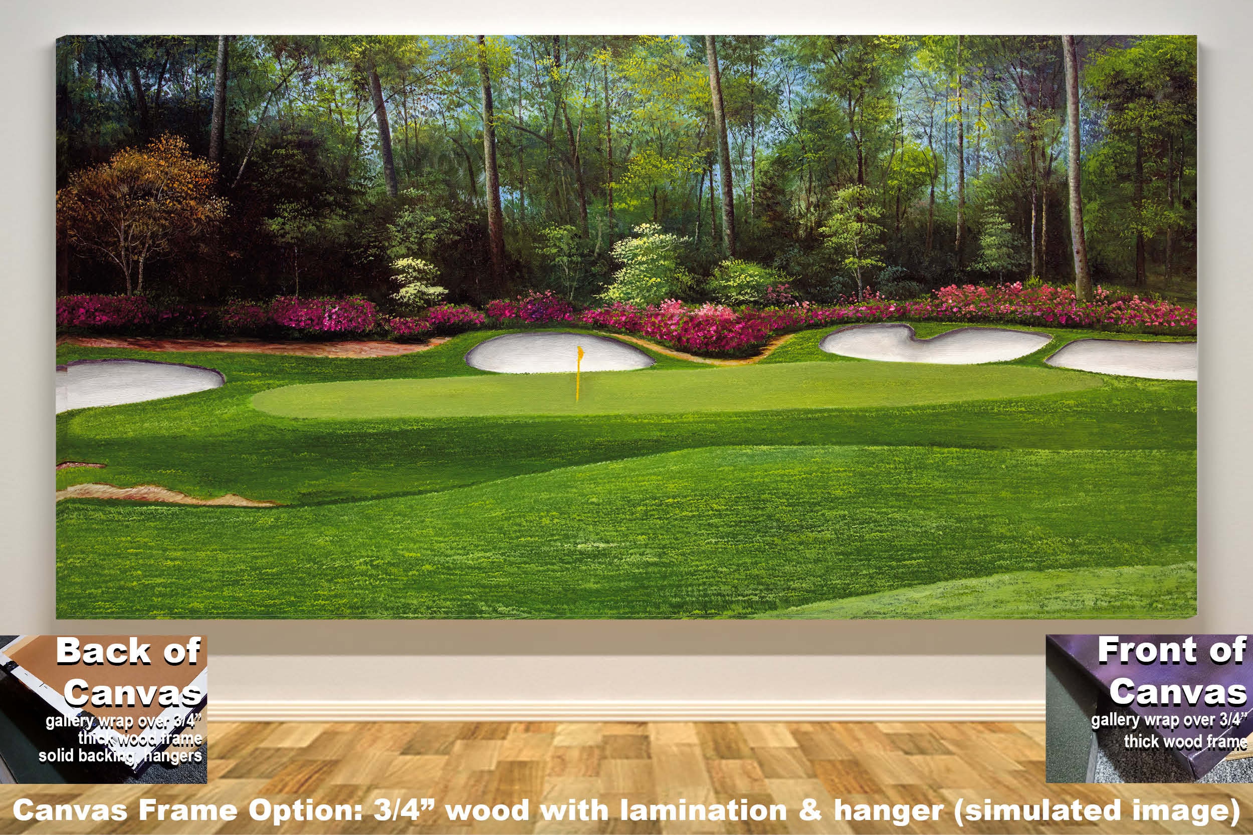 Augusta National Golf Club Hole 13 Azalea Masters Amen Corner Oil ...
