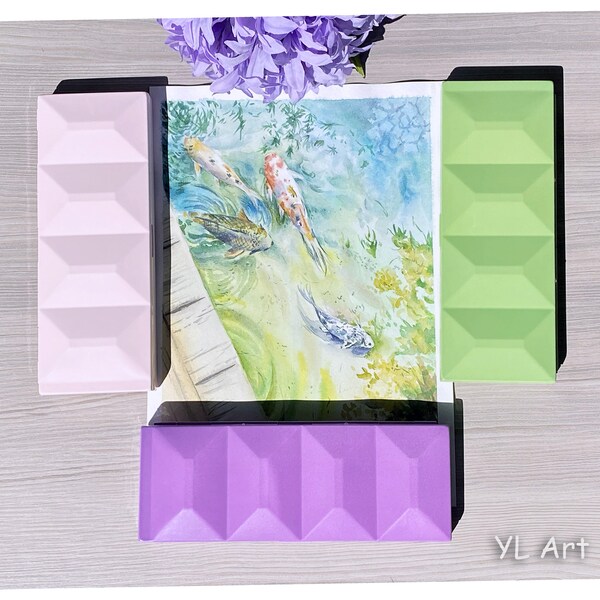 Watercolor Tin Box - Etsy