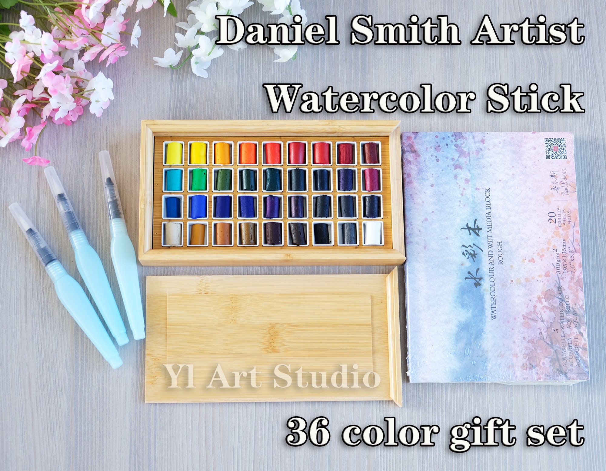 Daniel Smith Extra Fine Watercolor Sticks 36 Color Set/watercolor Block ...