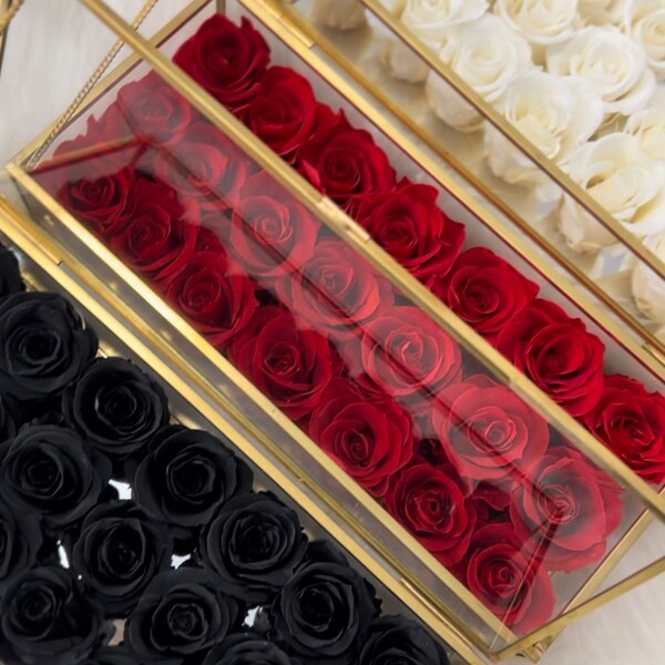 Preserved Roses Box - Etsy