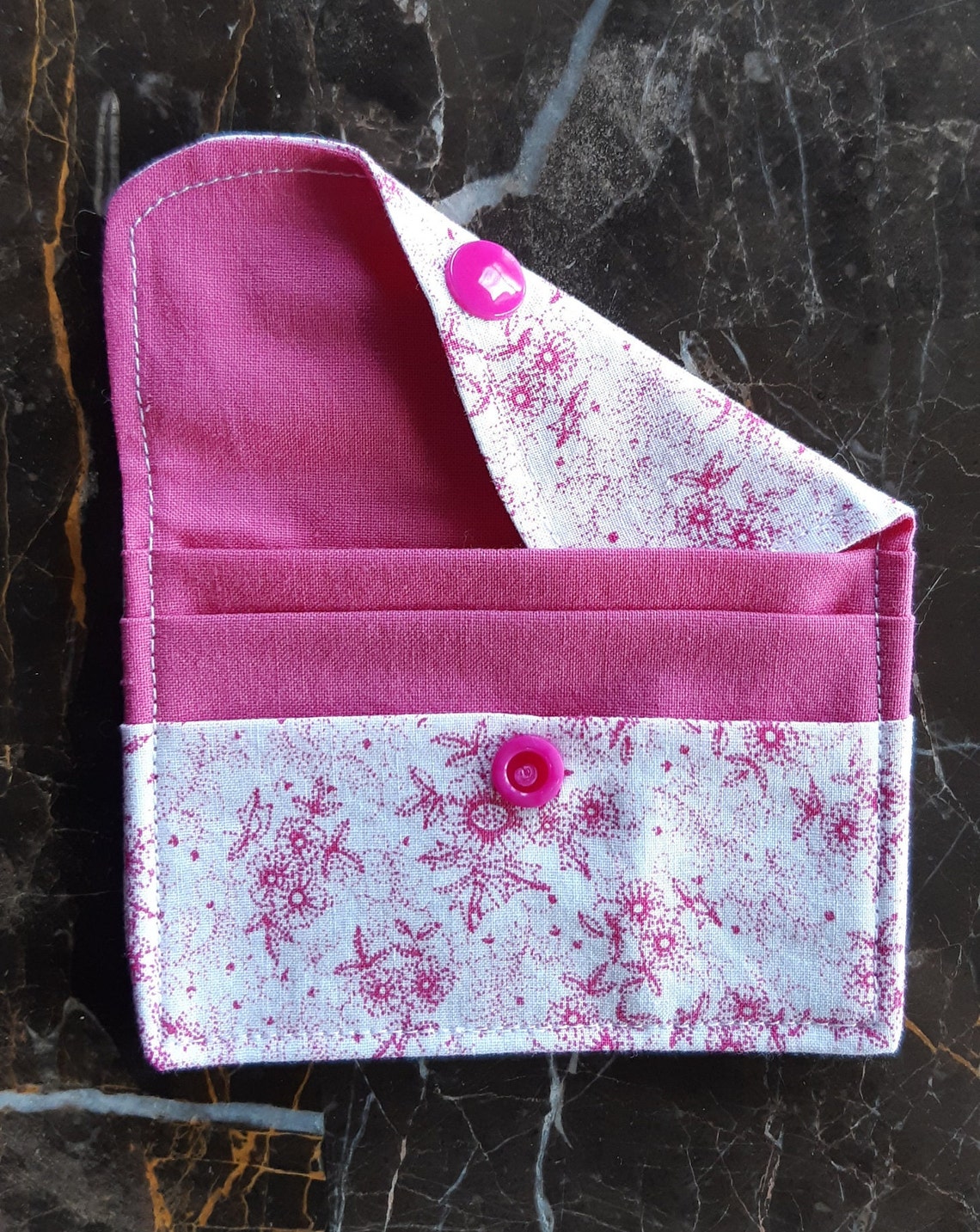 Handmade Fabric Card Wallet - Money Pouch - Card Holder - Etsy