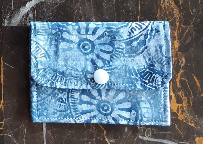 Handmade Fabric Card Wallet - Money Pouch - Card Holder - Etsy
