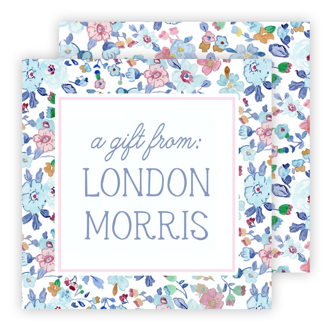 Floral Watercolor Calling Cards | A Gift From Cards | Girls Calling ...