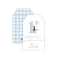 Lucky Duck Back to School Gift Tag Printable Rubber Duck First Day of ...