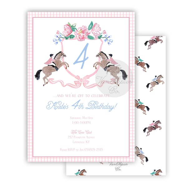 Off to the Races Invitation - Etsy
