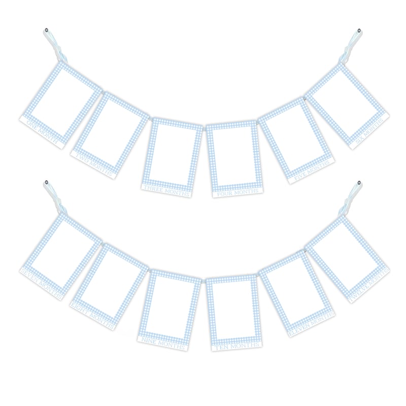 Monthly Pennant Banner - Etsy