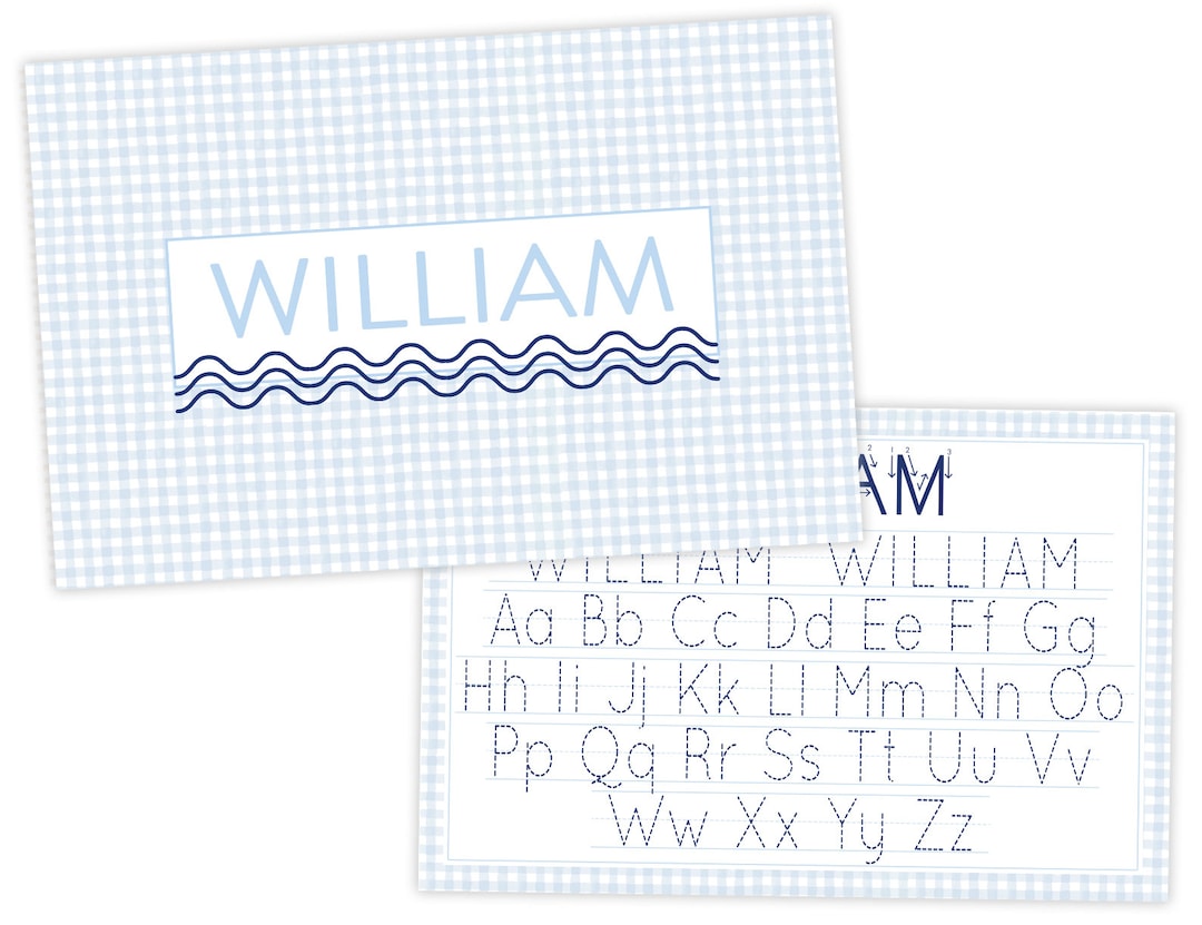 Kids Placemat | Laminated Placemat | Personalized Placemat for Kids ...