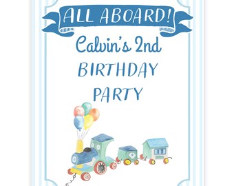 All Aboard Sign - Etsy