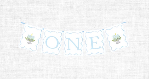 Boys 1st Birthday Banner First Birthday Banner Birthday | Etsy