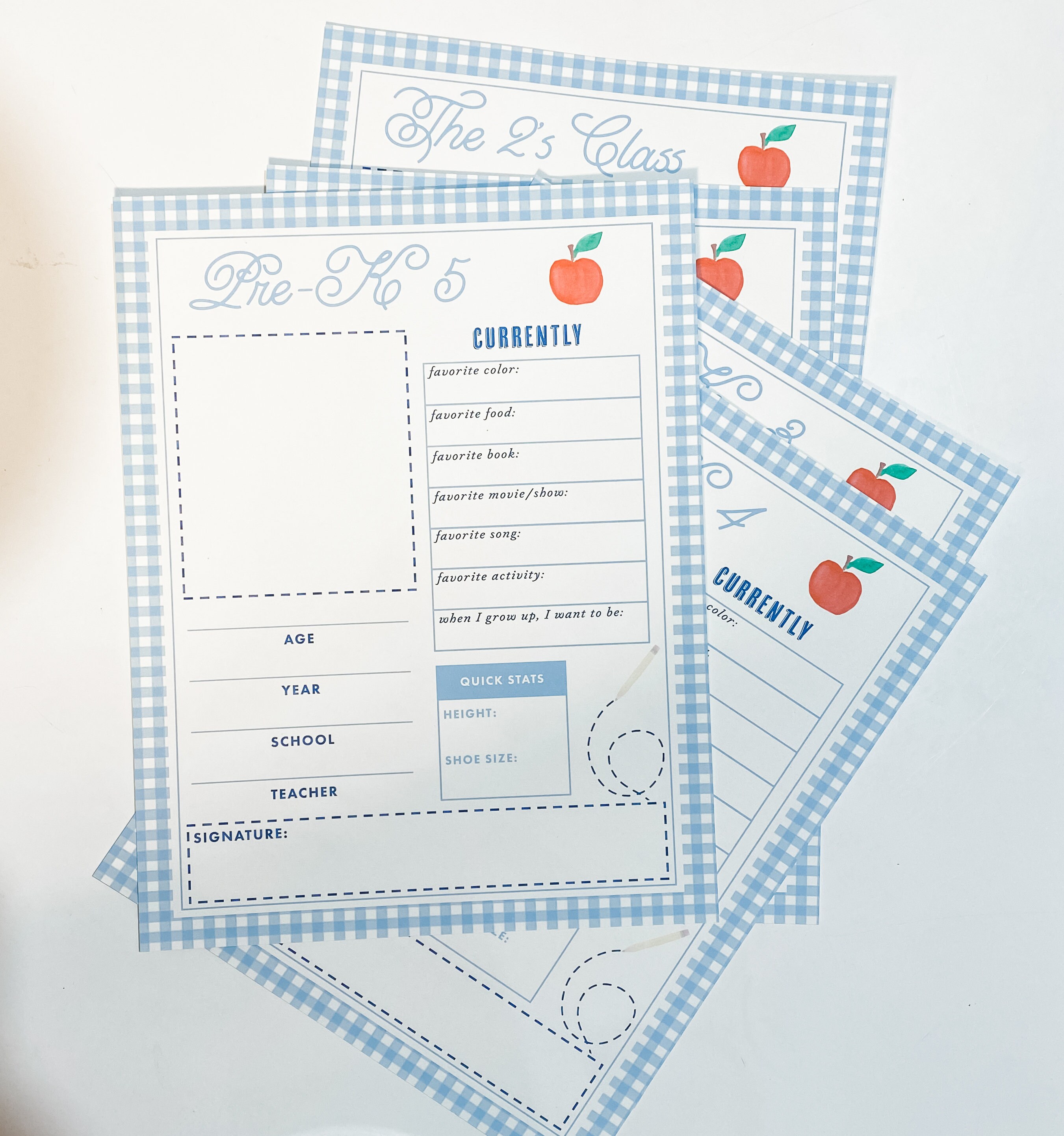 SET Custom School Memory Book Customizable School Memory | Etsy