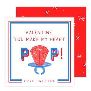 Make My Heart Pop Valentine, Valentine Class Tags, Ring Pop Valentine ...