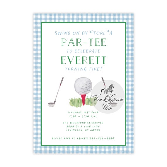 Golf Invitation Borders Templates Free