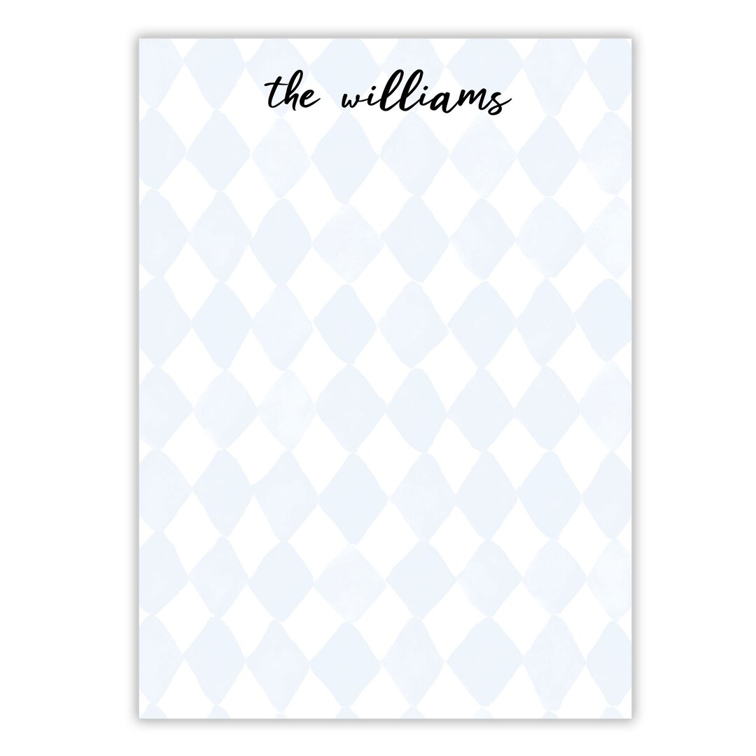 Diamond Notepad | Family Pad | Custom Notepad | Custom Gift | Gift for ...