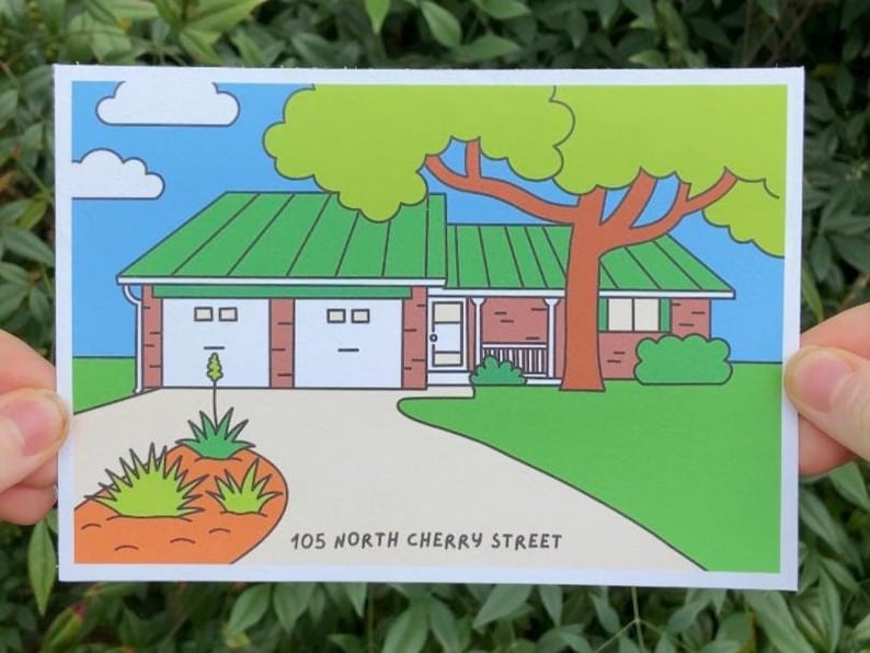 Custom House Portraits | Hand-drawn Artwork of Your Home - Etsy