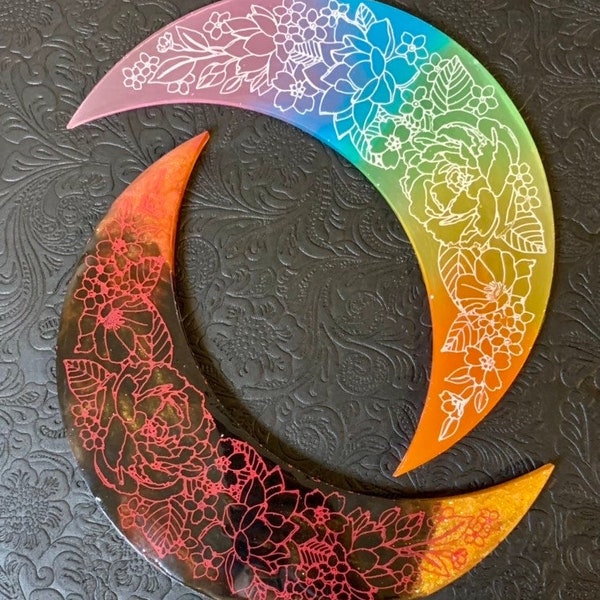 Epoxy Resin Moon - Etsy
