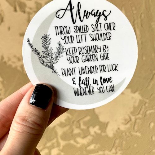 Practical Magic Inspired Sticker Set Practical Magic Movie - Etsy