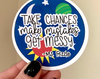 Ms Frizzle Sticker - Etsy
