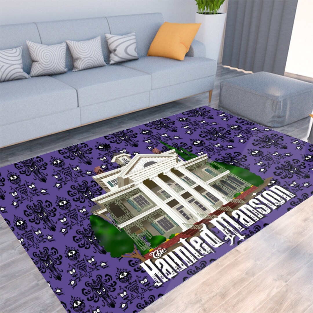 THE HAUNTED MANSION Foldable Rectangular Thickened Floor Mat - Etsy