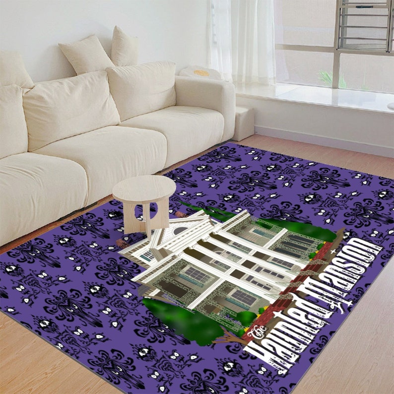 THE HAUNTED MANSION Foldable Rectangular Thickened Floor Mat - Etsy