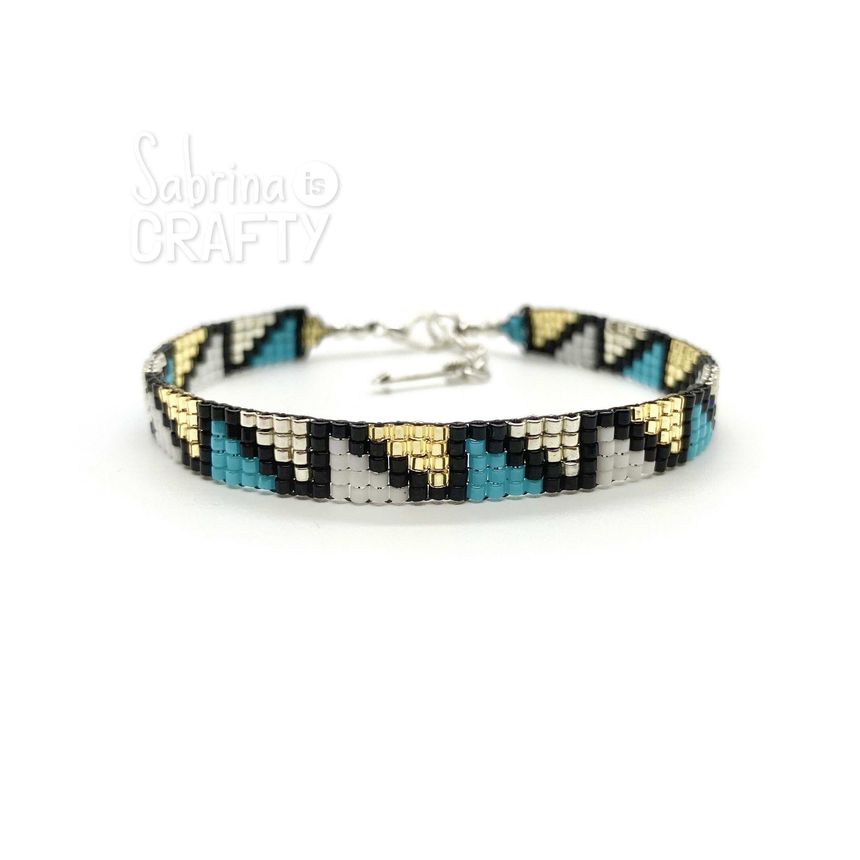 Miyuki Delica Bead Diagonal Triangle Bracelet - Etsy