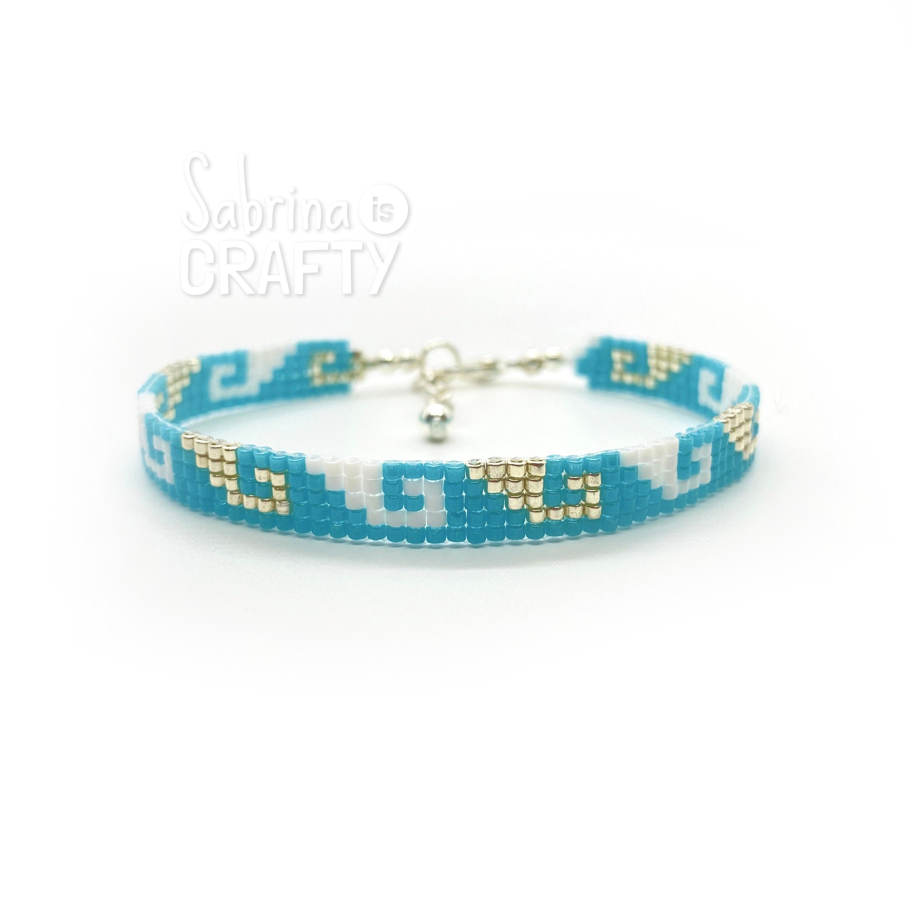 Miyuki Delica Bead Wave Pattern Bracelet - Etsy