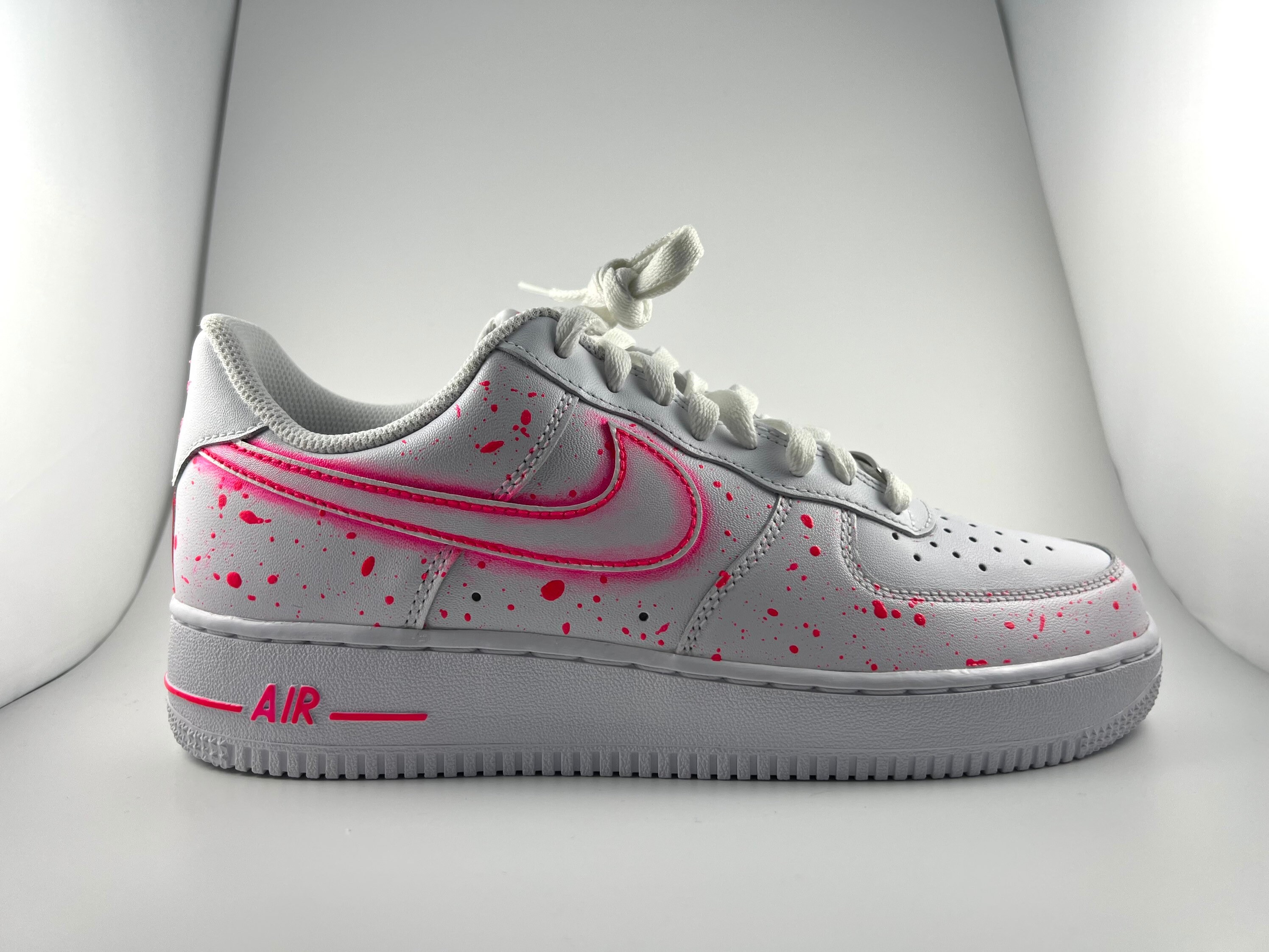 Custom Nike Air Force 1- Neon Splatter - Etsy