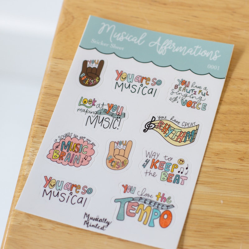 Music Sticker - Etsy