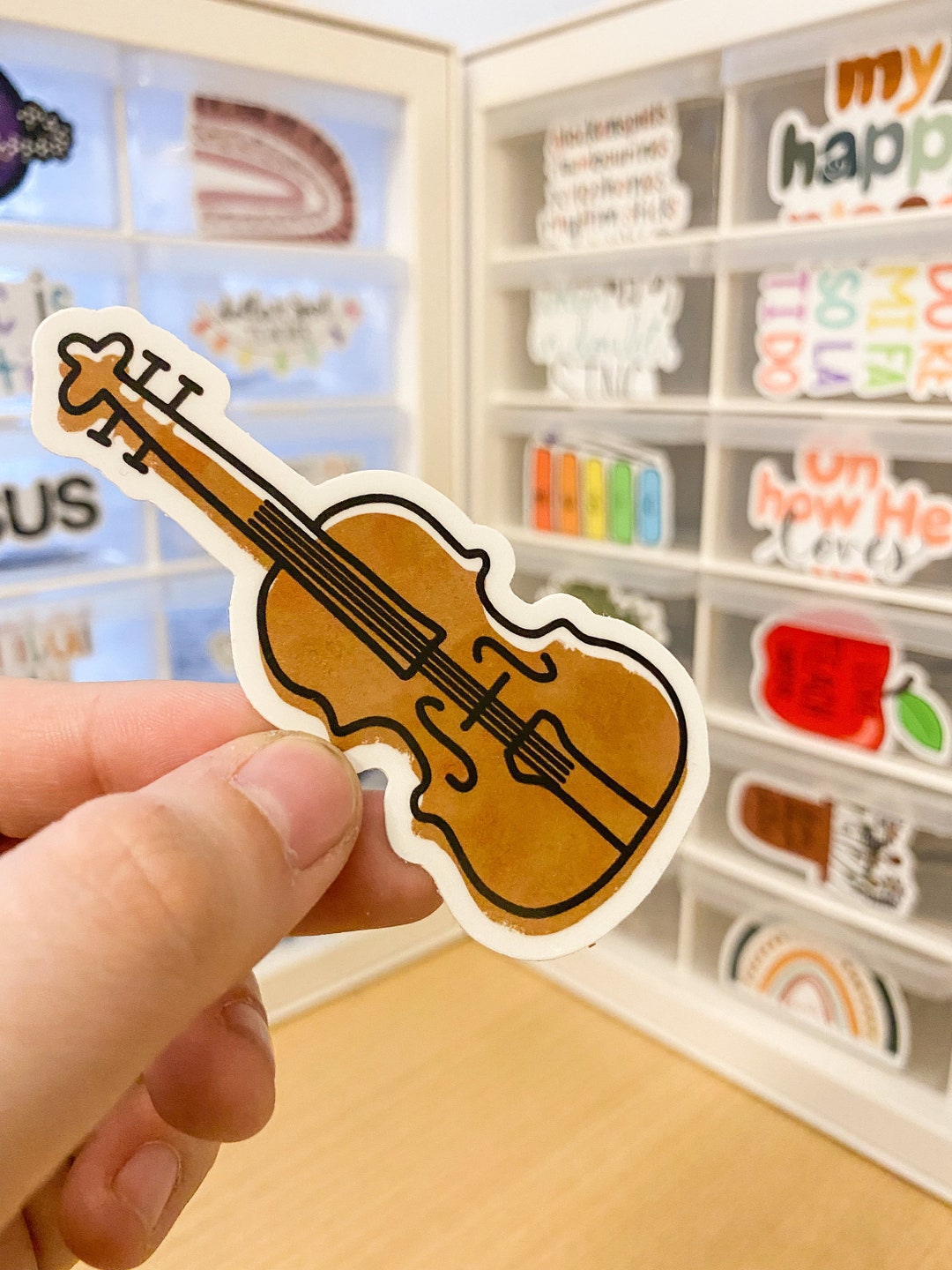Violin Sticker | Music Teacher, Music Educator, Music Education, Music ...