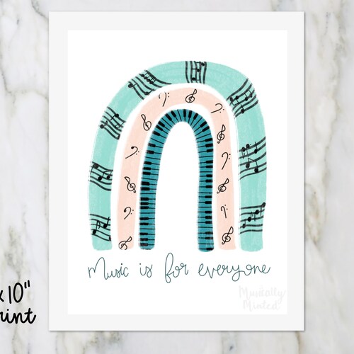 PLATO Music Quote 8x 12 Music Poster Piano | Etsy Australia