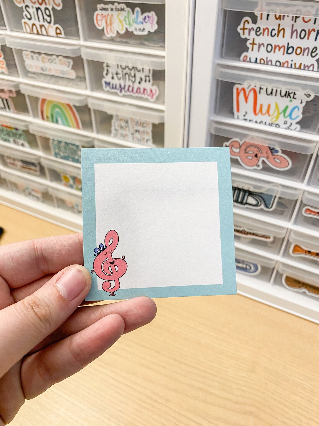 Tara the Treble Clef - Character Sticky Notes, Teacher Notes, Music ...