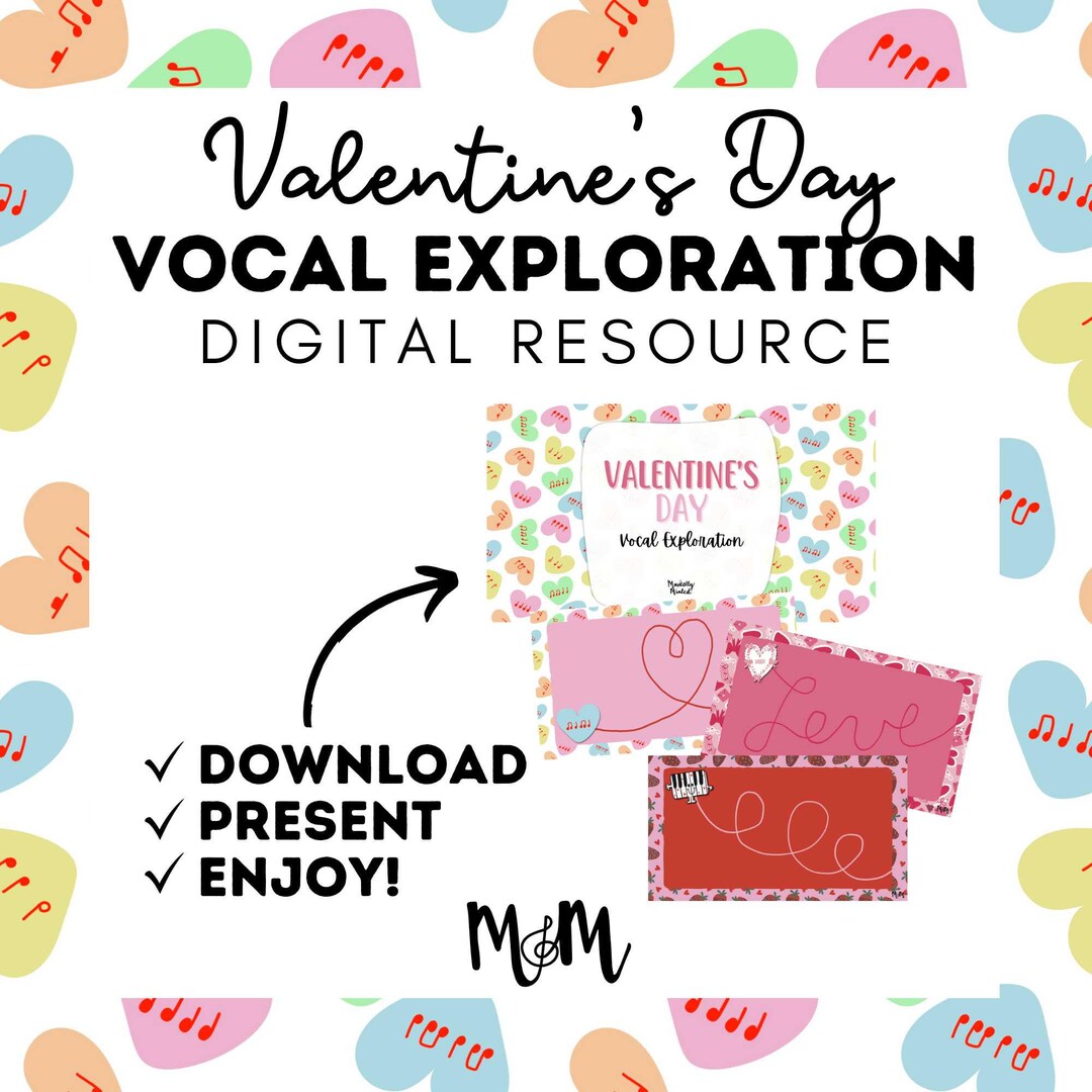 Valentines Day | Vocal Exploration Google Slides | Music Class Activity ...