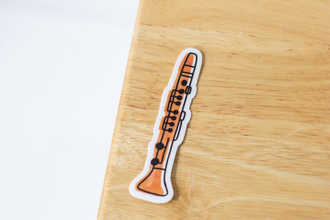 Clarinet Sticker | Instrument Sticker, Bass Sticker, Clarinet Sticker ...