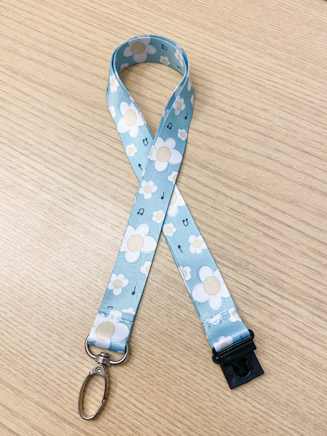 Musical Daisy Lanyard Keys Lanyard, Music Teacher Lanyard, Music ...