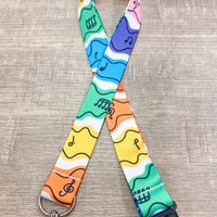 Handmade Music Lanyard for Keys, Popular Right Now, Lanyard With ID ...
