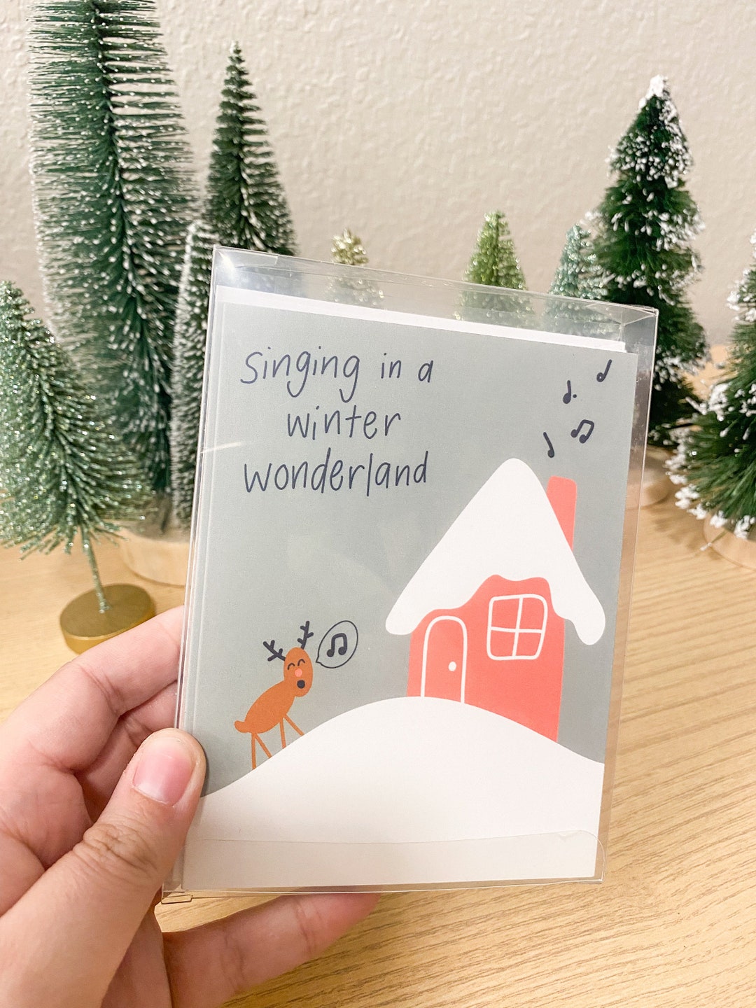 Holiday Greeting Card Set Musical Christmas Christmas - Etsy