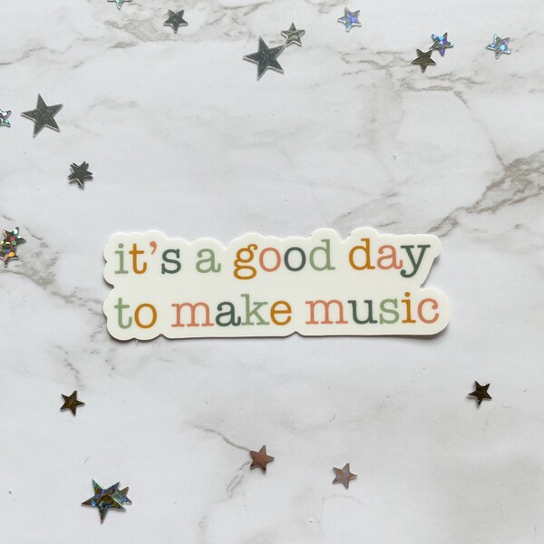 Music Sticker - Etsy