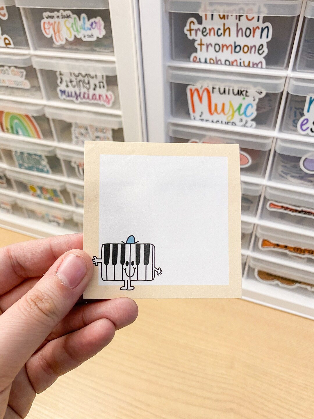 Peyton the Piano - Character Sticky Notes, Teacher Notes, Music Teacher ...