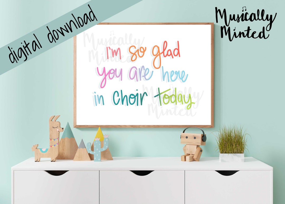 I'm so Glad You Are Here in Choir DIGITAL DOWNLOAD - Etsy