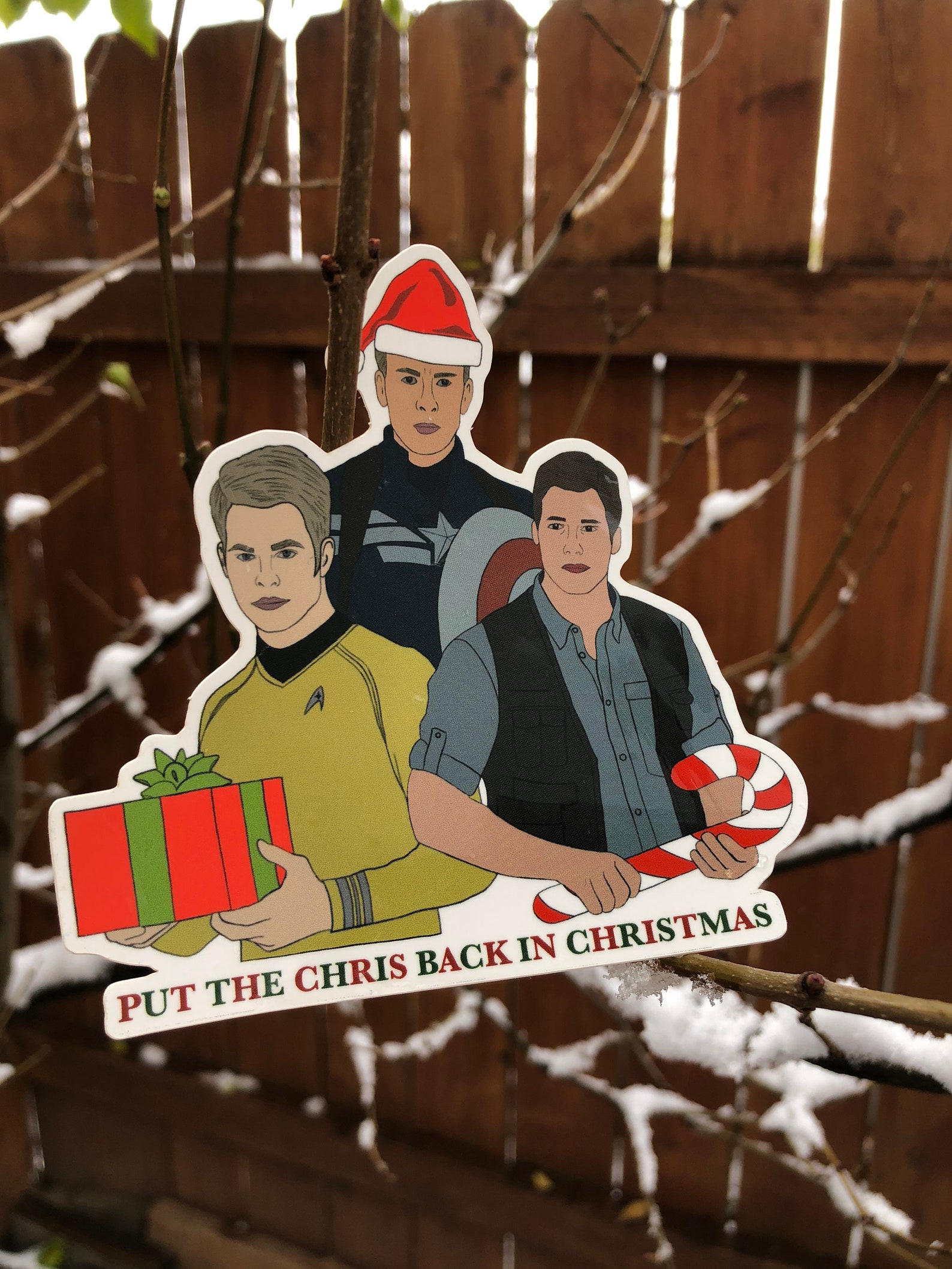 Put the Chris back in Christmas Sticker | Etsy