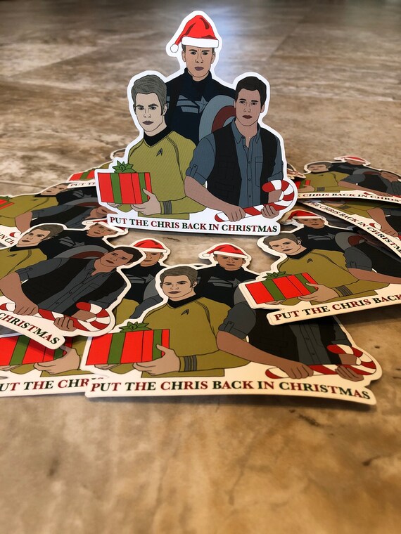 Put the Chris back in Christmas Sticker | Etsy