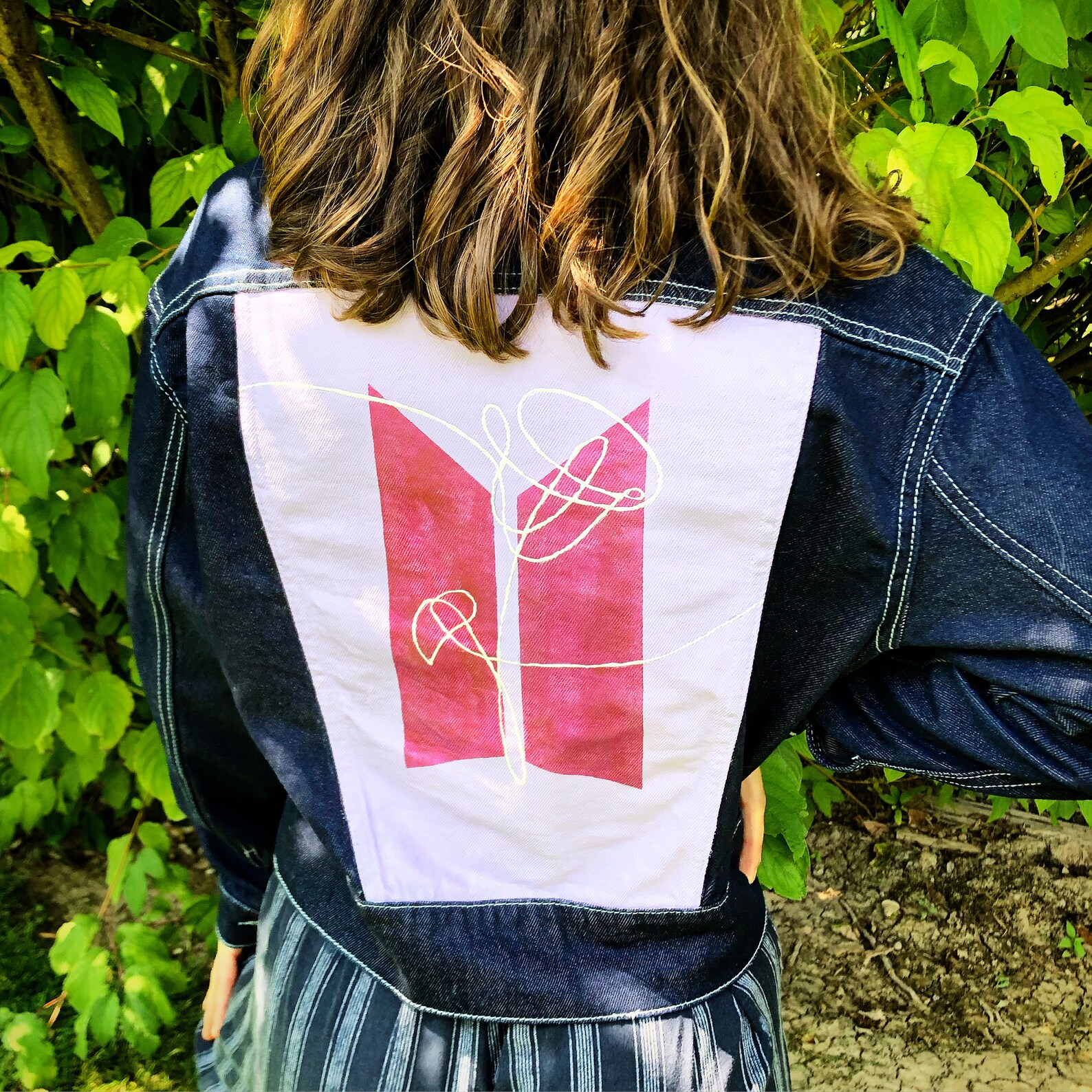 Hand Painted BTS Denim Jacket | Etsy