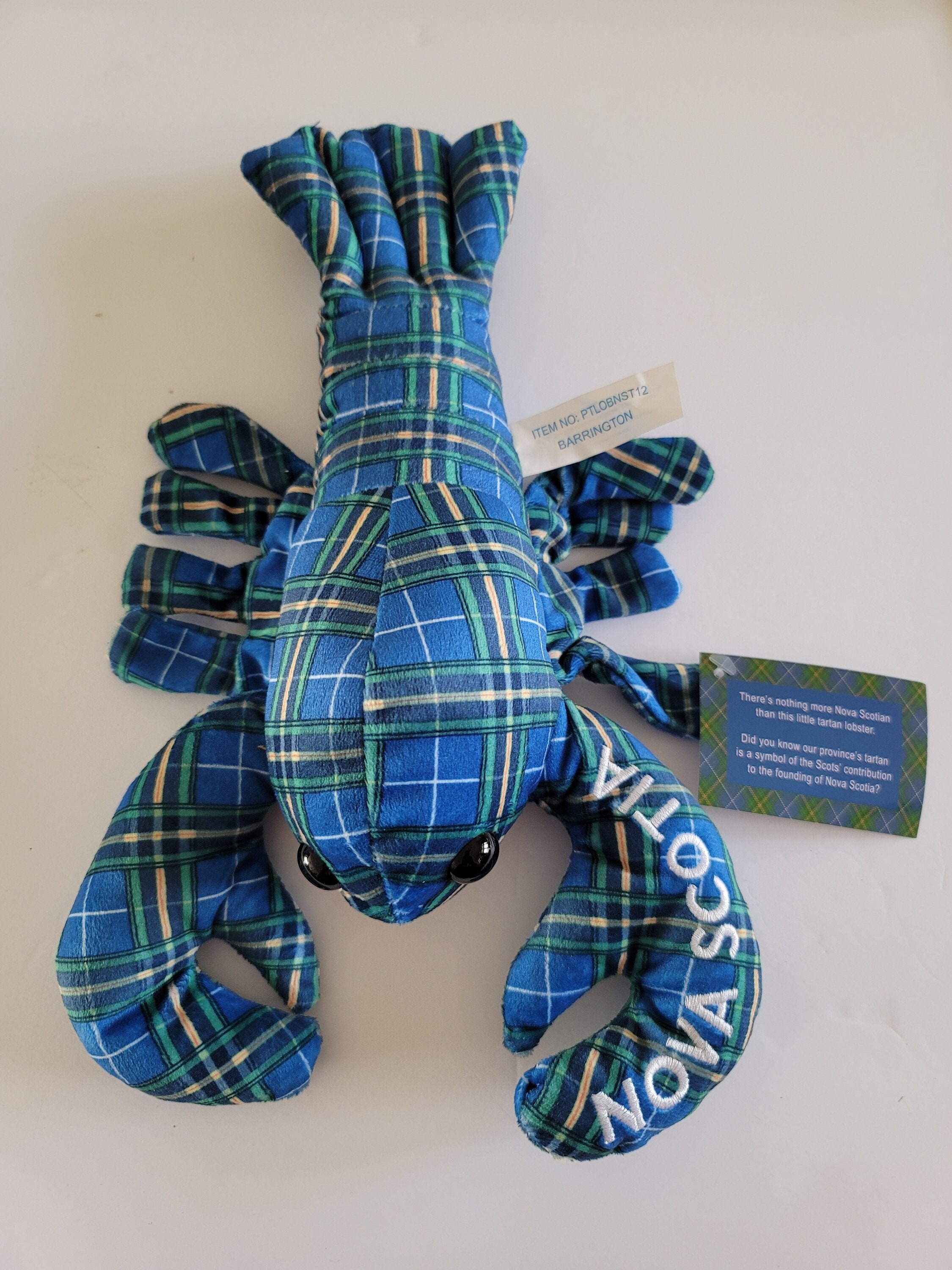 Nova Scotia Lobster Tartan Lobster Plush Lobster Etsy Canada