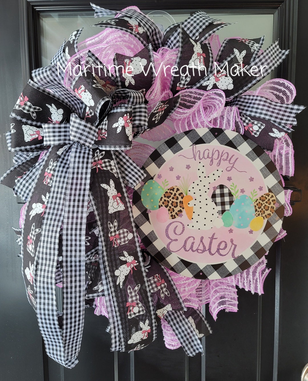 Easter Wreath for Door, Easter Decor, Front Door Wreath, Easter ...