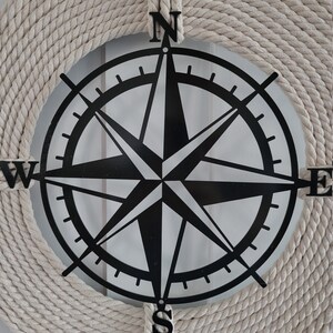 Nautical Compass Rope Wreath/nautical Gift/nautical Decor/gift for Sea ...