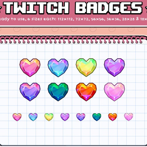 Blood Bag Twitch Sub Badges / Pastel Bit Badges / Cute Sub | Etsy