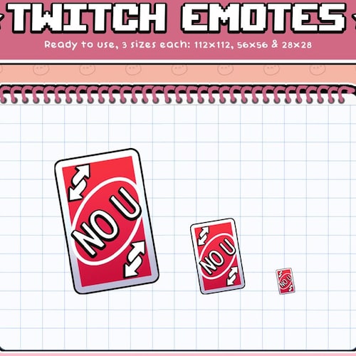 Special UNO Card Emojis for Streaming Twitch & Discord Emotes - Etsy Israel