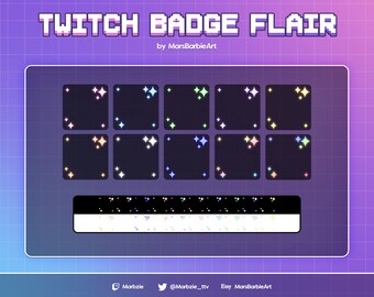 Twitch Sub Badge Flair - Etsy