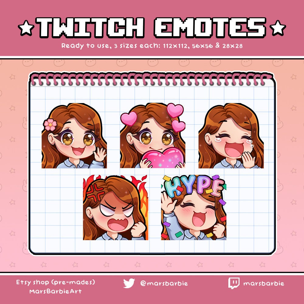 Digital Drawing & Illustration Discord Emotes Cute Kawaii Chibi Anime ...